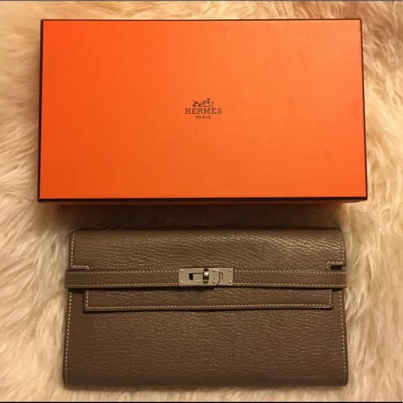 Bags | Herms Kelly Long Wallet 10 Authentic | Poshmark